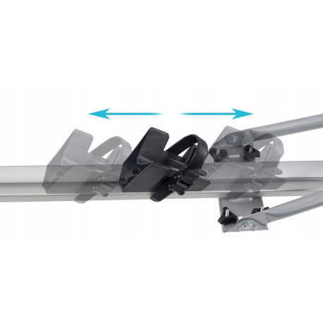 TOUR ALU dviračio laikiklis ant stogo