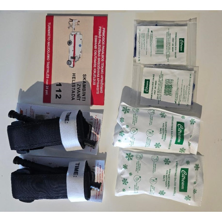 Pirmosios pagalbos rinkinio vaistinėlės papildymas